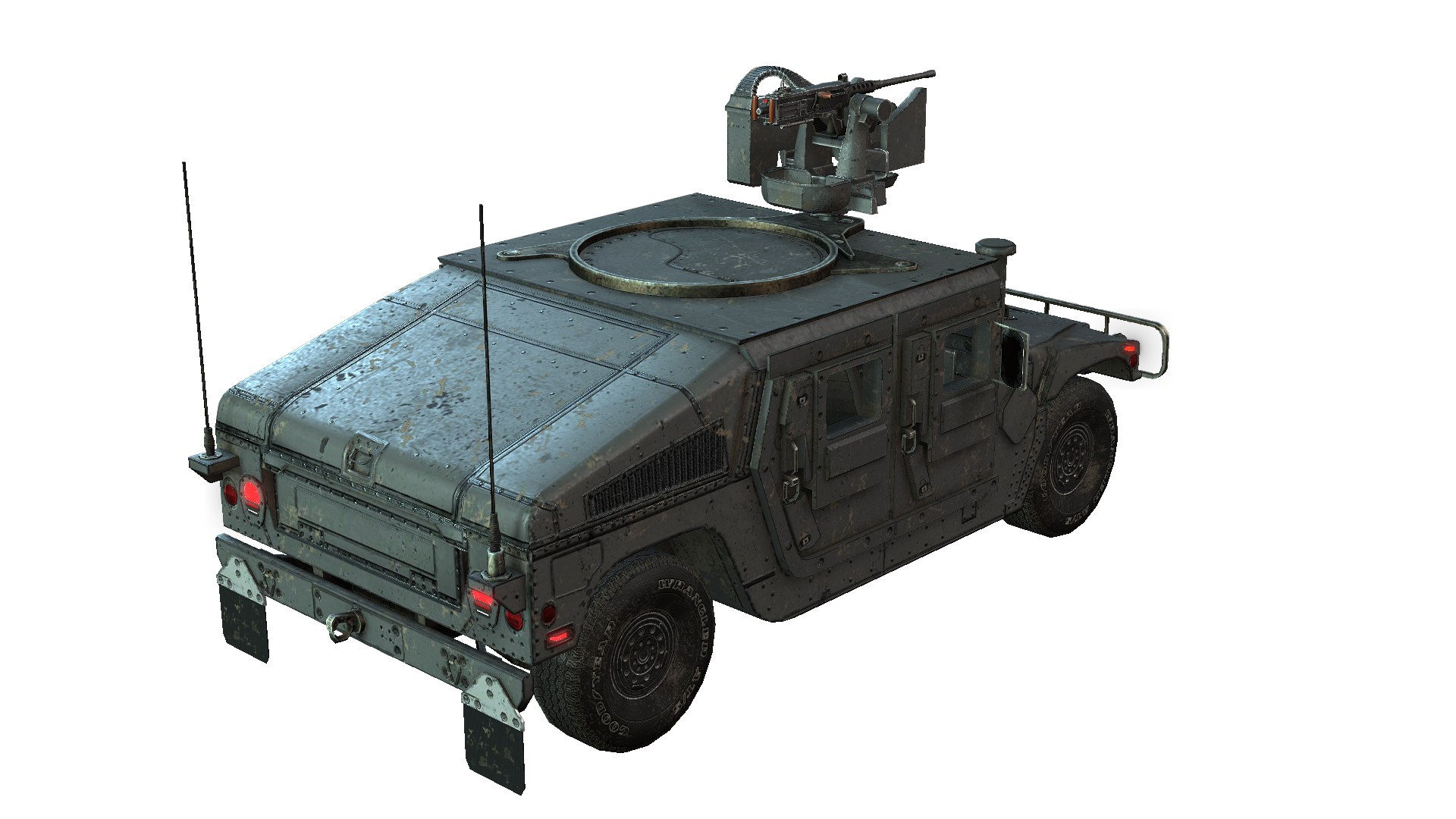 Humvee 3D Model - TurboSquid 2417441