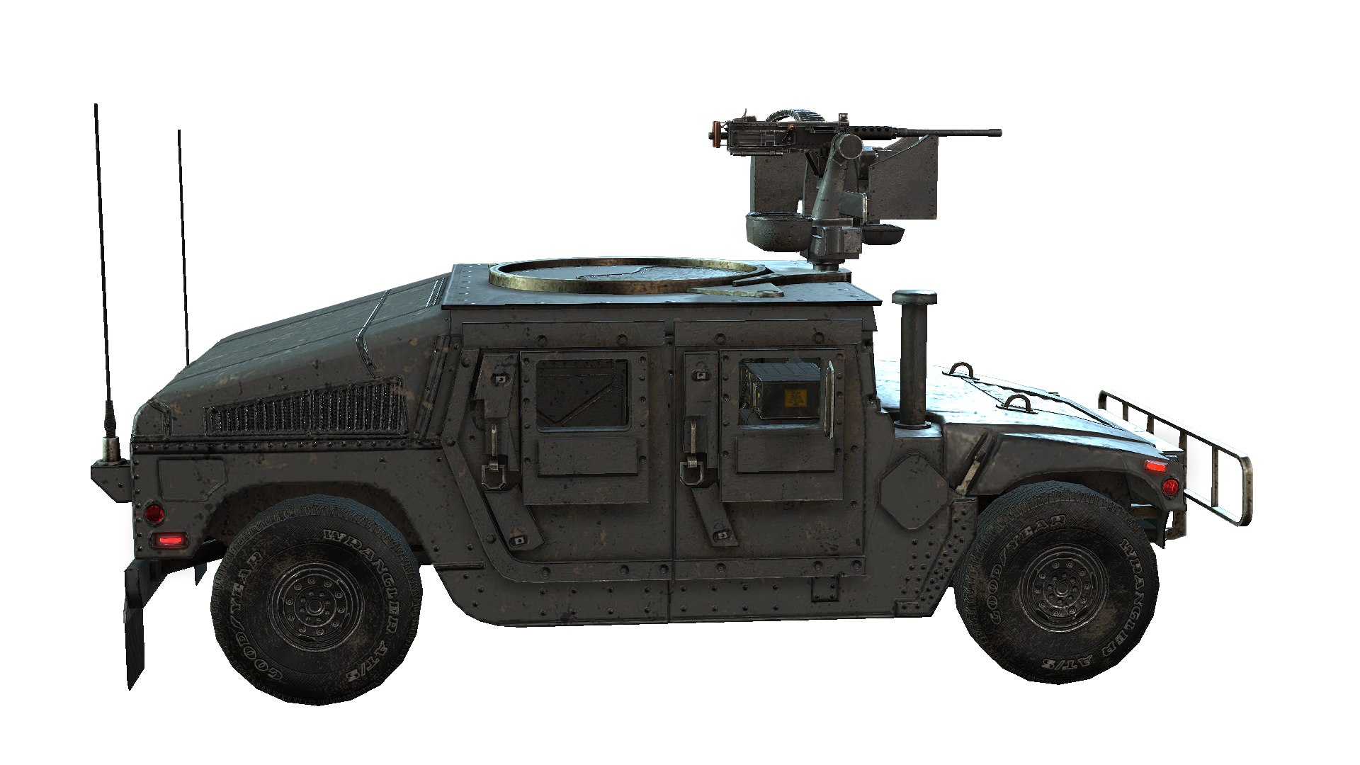 Humvee 3D Model - TurboSquid 2417441