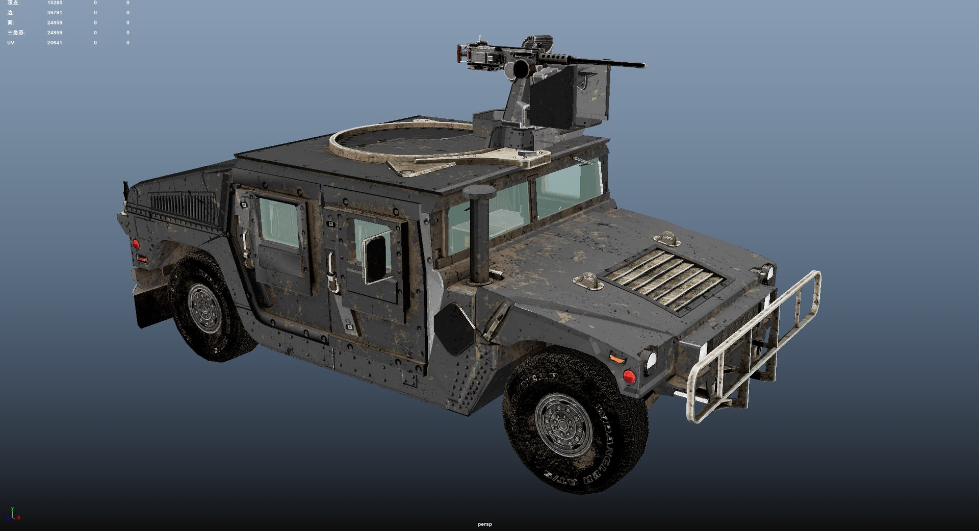Humvee 3D Model - TurboSquid 2417441