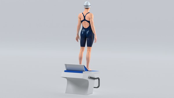 3D animations female swimmer swimming model - TurboSquid 1594956