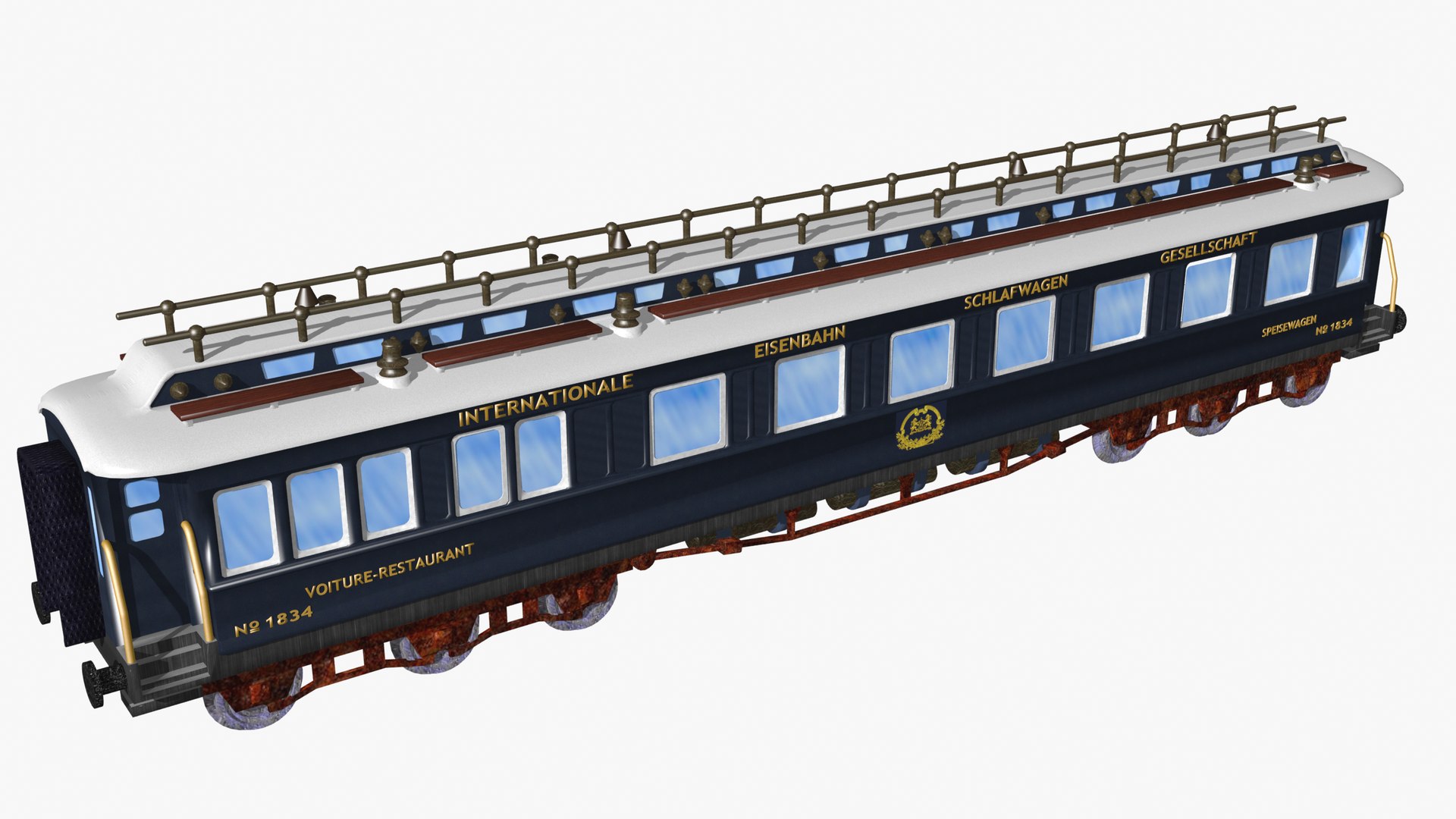 Simplon Orient Express Historic Passenger - Dining And Baggage Rail ...