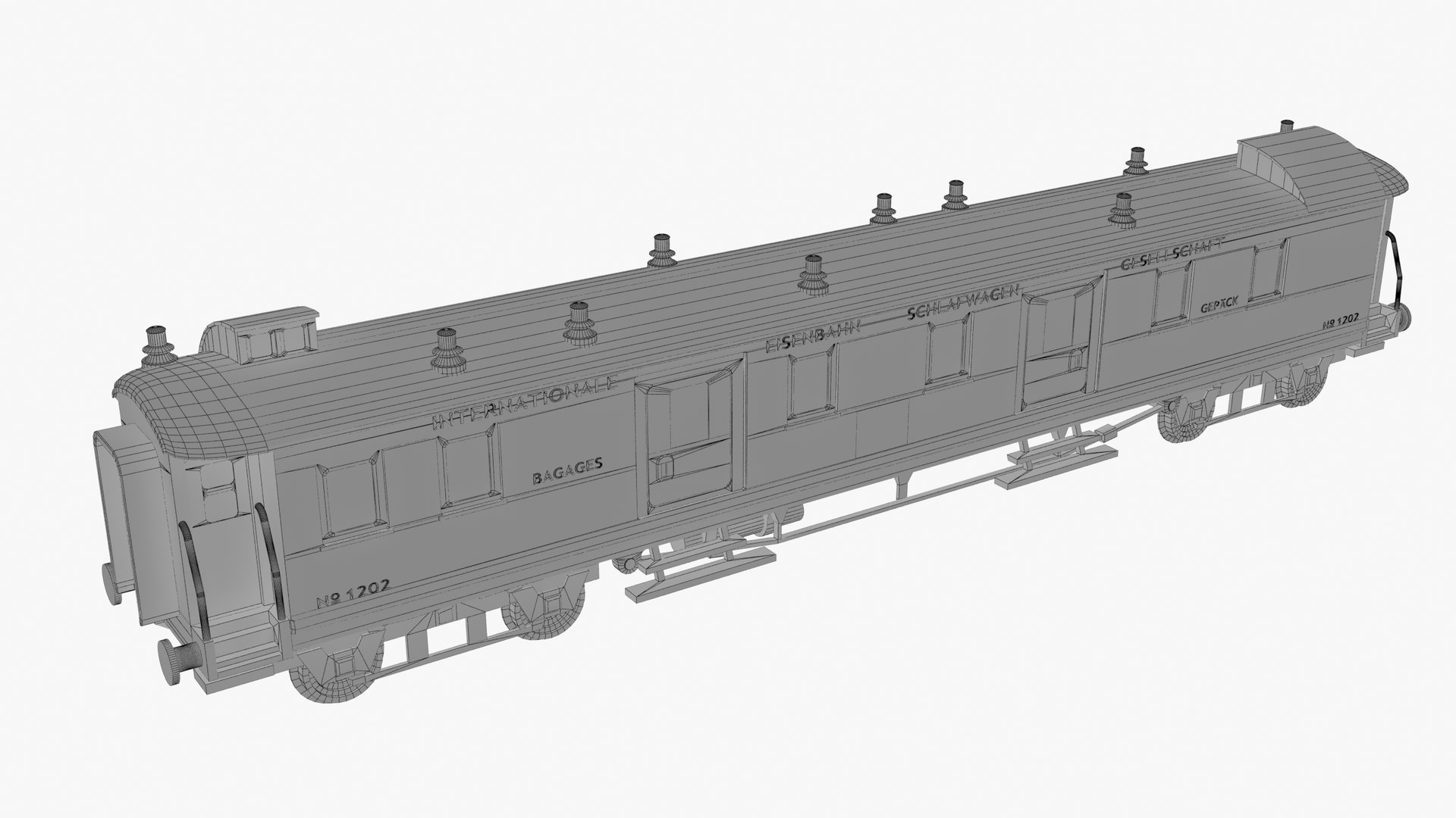 Simplon Orient Express Historic Passenger - Dining And Baggage Rail ...