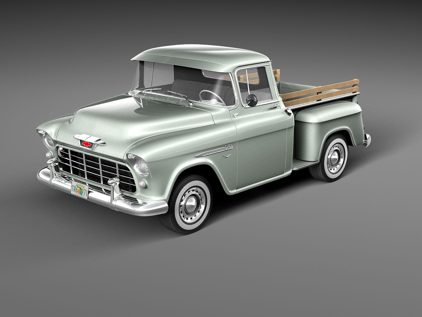 Lwo Chevrolet Pickup 1955 Utility