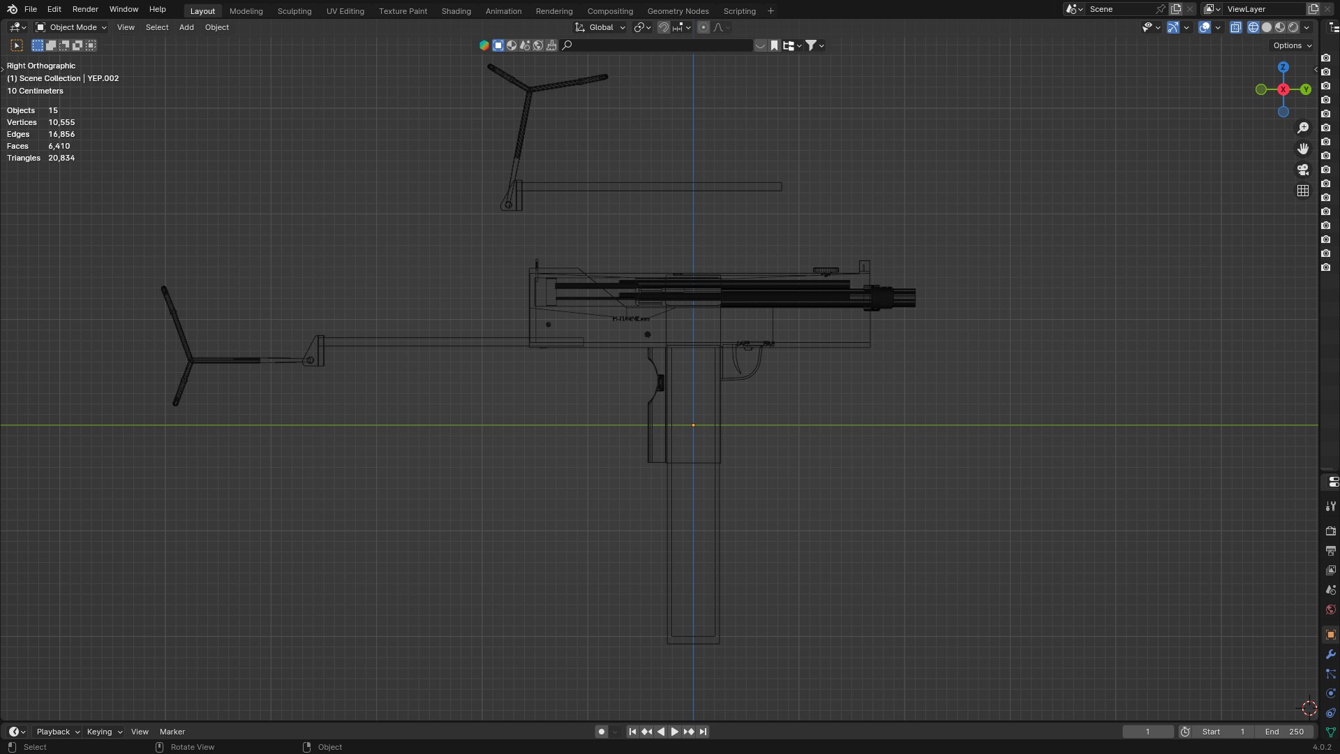 3D smg 9mm - TurboSquid 2178554