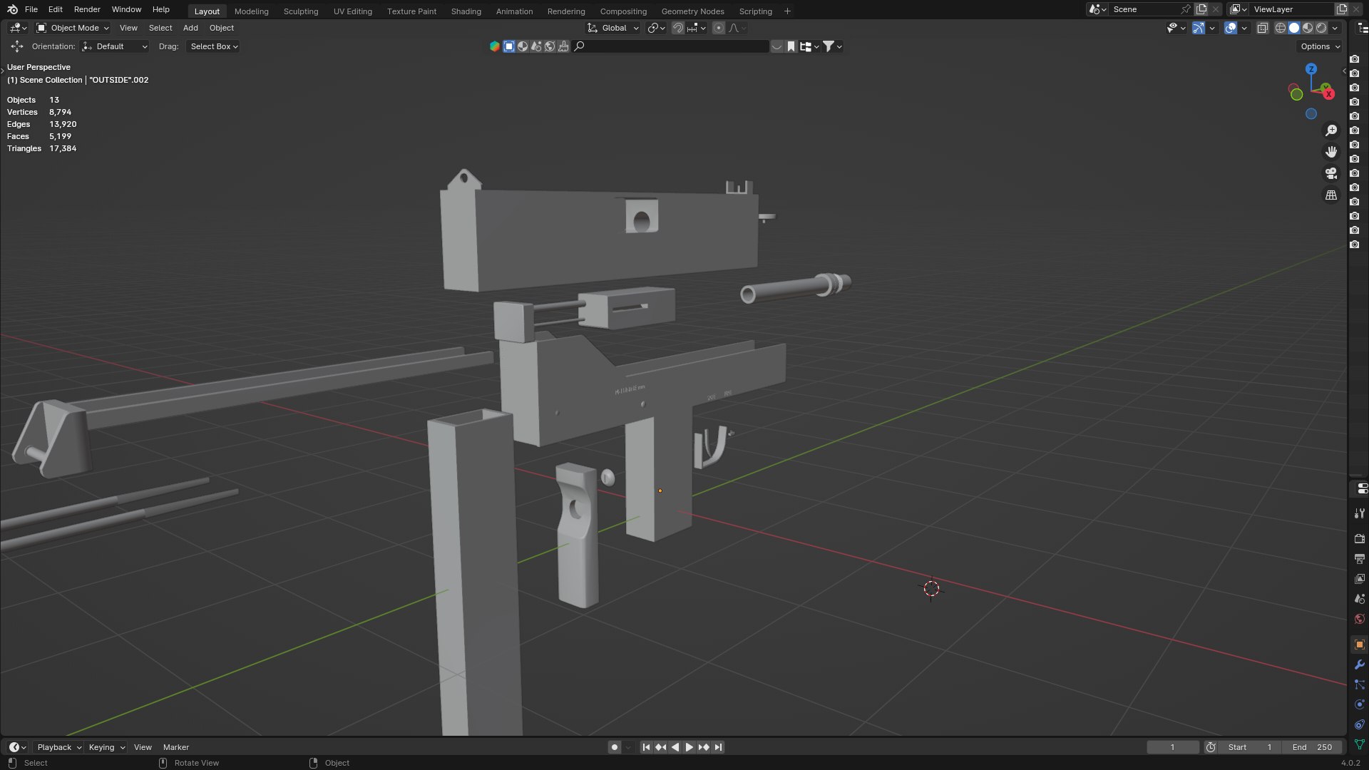 3D smg 9mm - TurboSquid 2178554