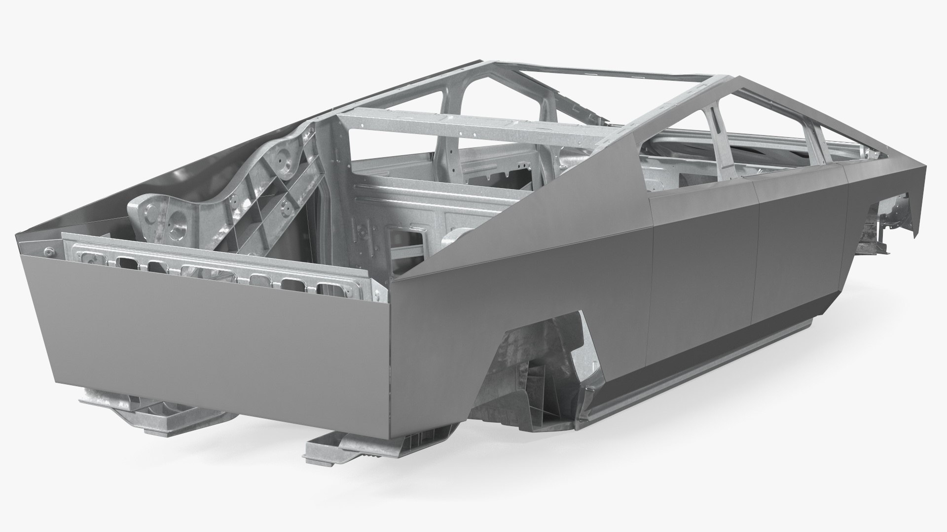 3D Tesla Cybertruck body frame model - TurboSquid 2164593