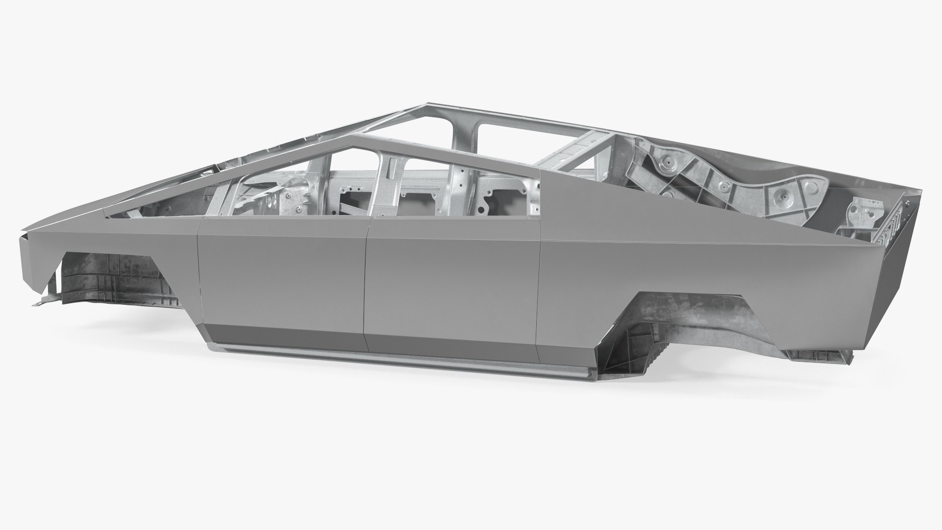 3D Tesla Cybertruck body frame model - TurboSquid 2164593