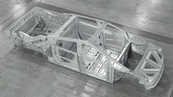 Tesla Cybertruck 차체 프레임 3D 모델 - TurboSquid 2164593