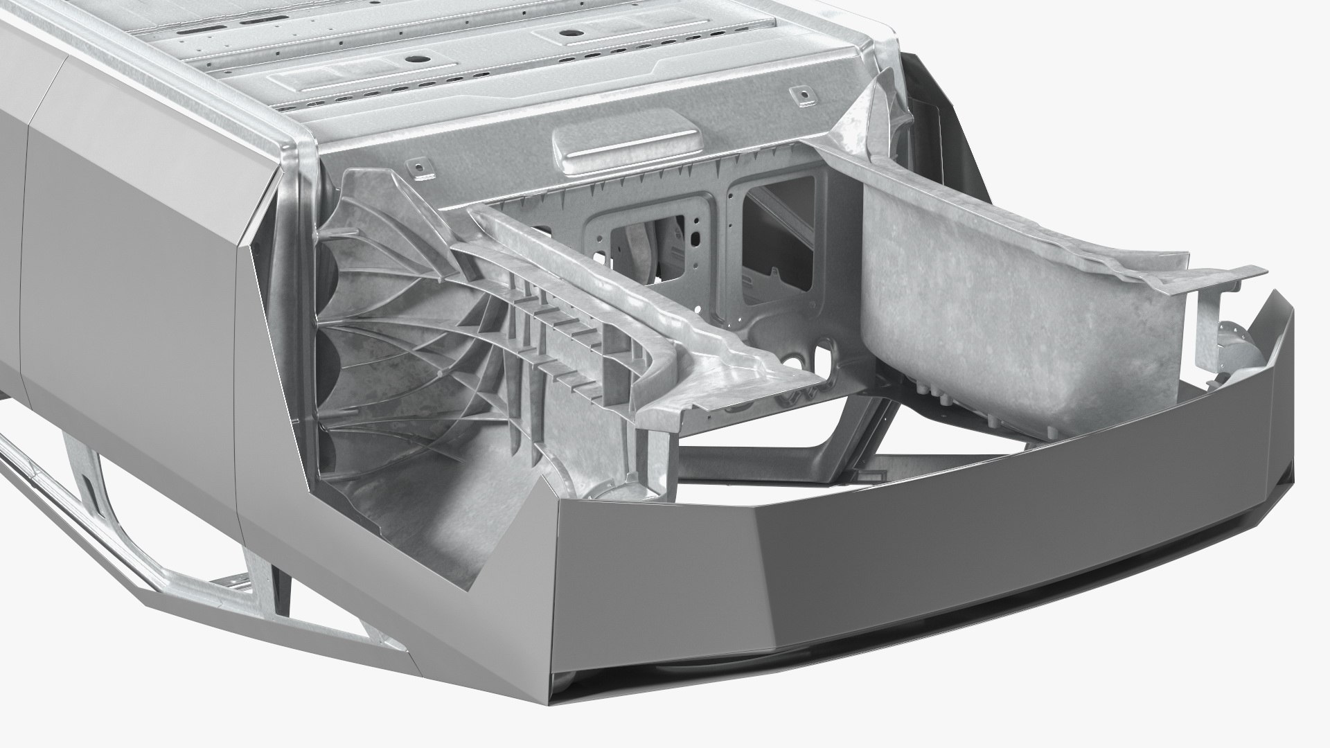 3D Tesla Cybertruck body frame model - TurboSquid 2164593