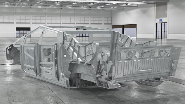 Tesla Cybertruck 차체 프레임 3D 모델 - TurboSquid 2164593