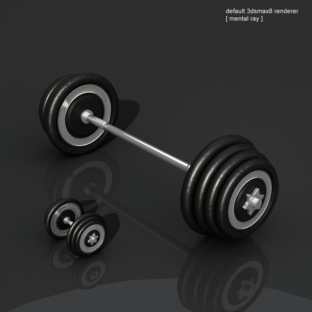 3d model weight exercise dumbell