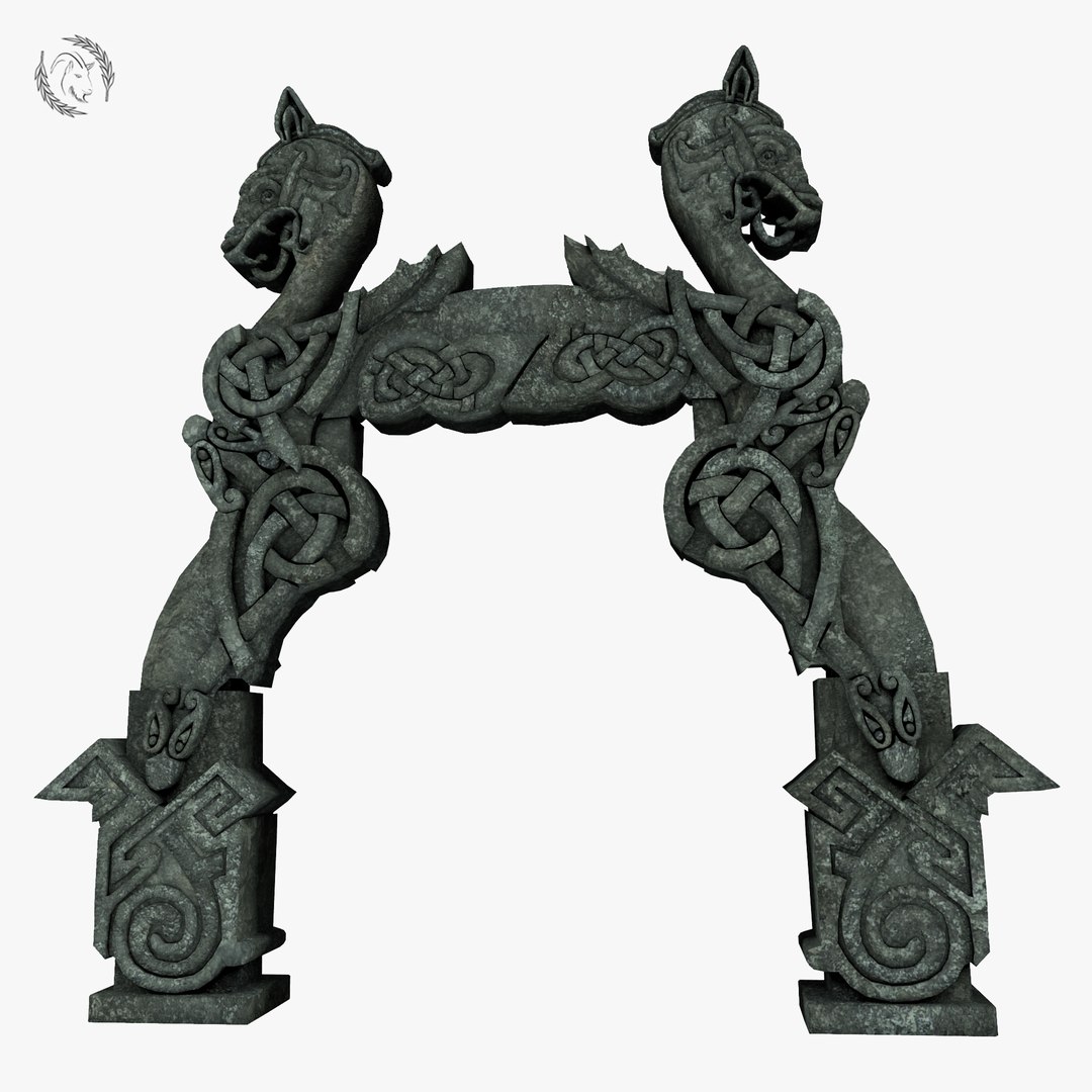 3D Viking Ancient Stone - TurboSquid 1208483