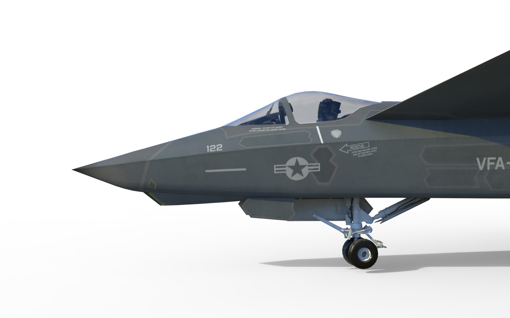 YF-23 Naval NATF 23 3D - TurboSquid 2185115