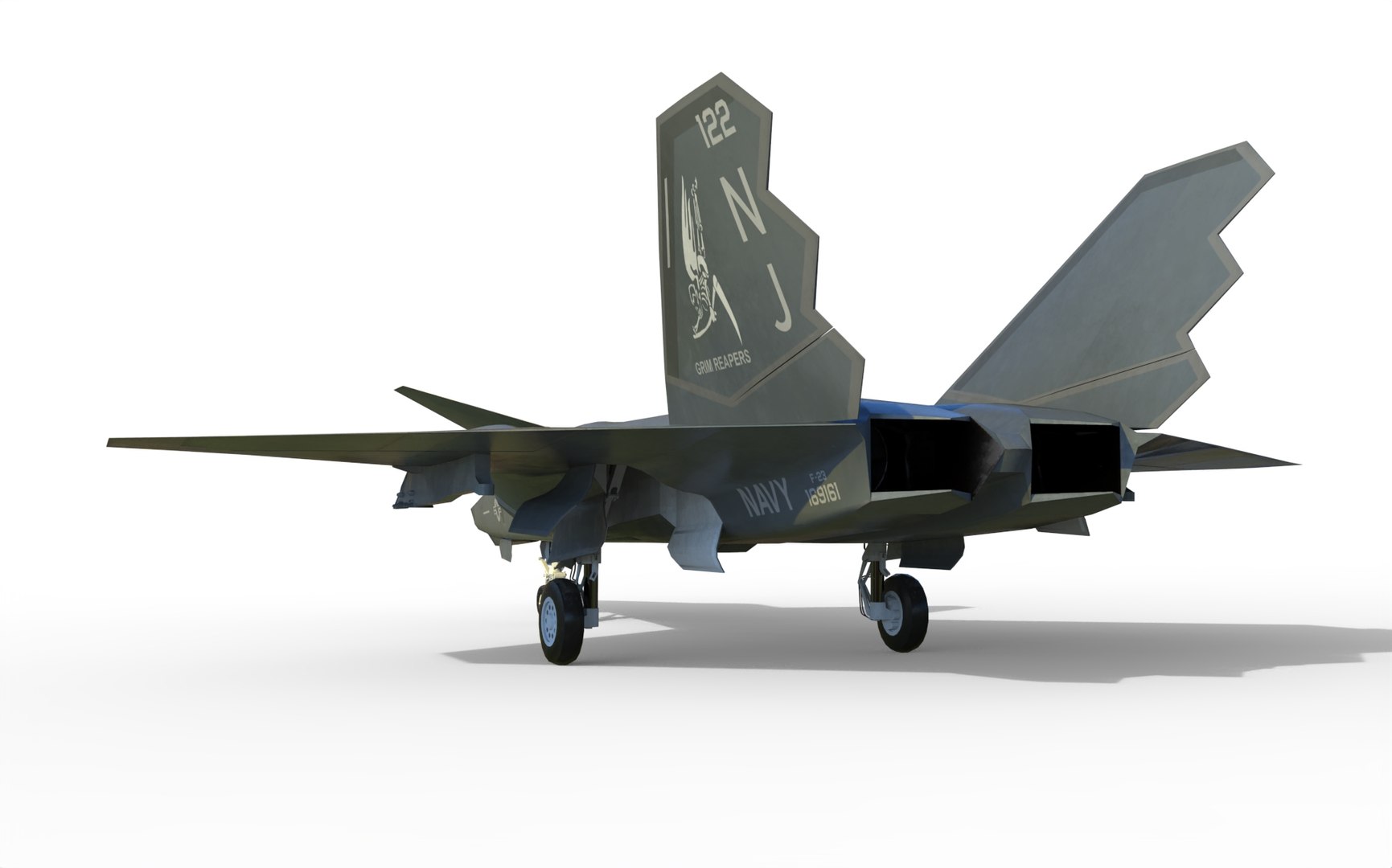 YF-23 Naval NATF 23 3D - TurboSquid 2185115