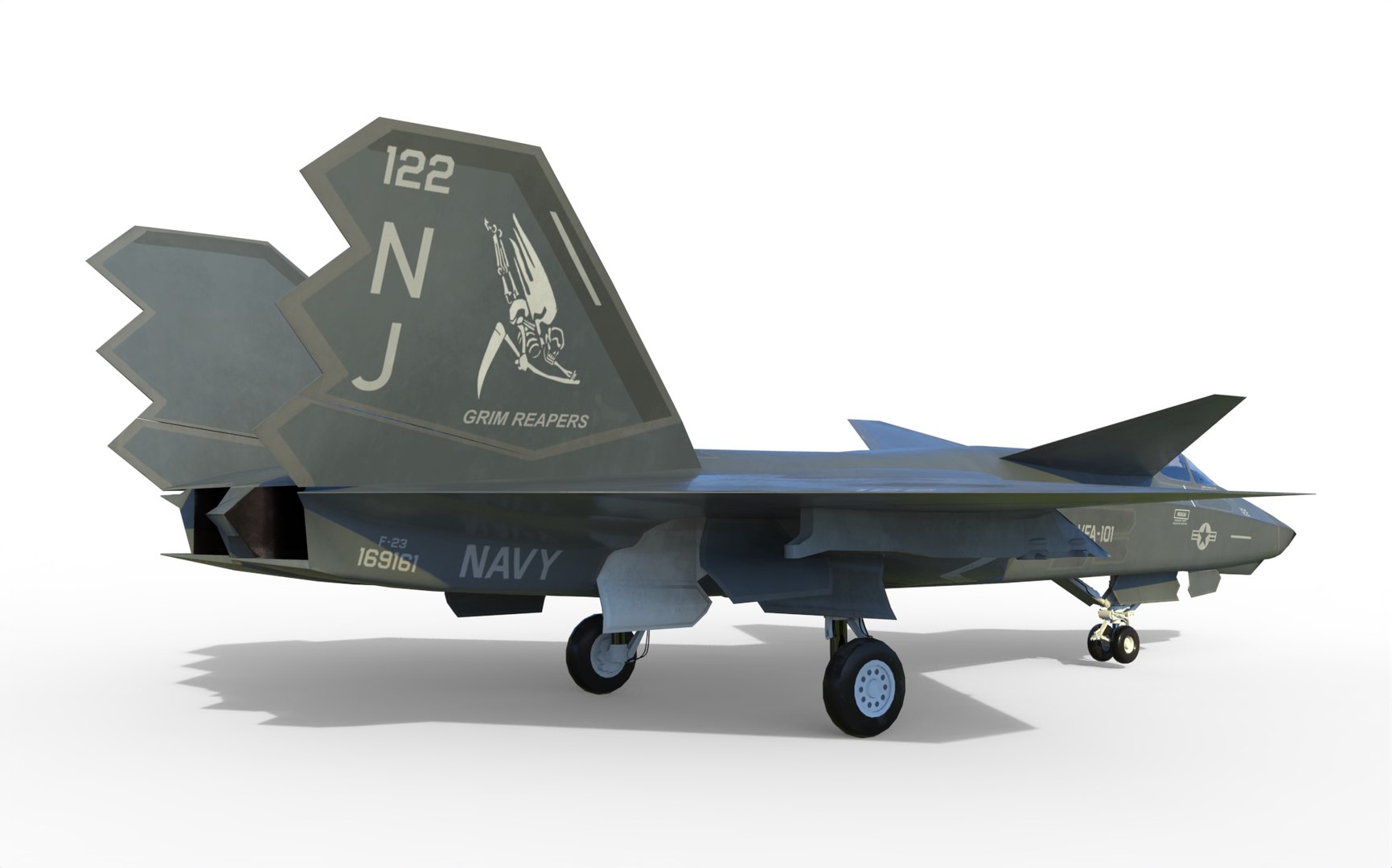 YF-23 Naval NATF 23 3D - TurboSquid 2185115