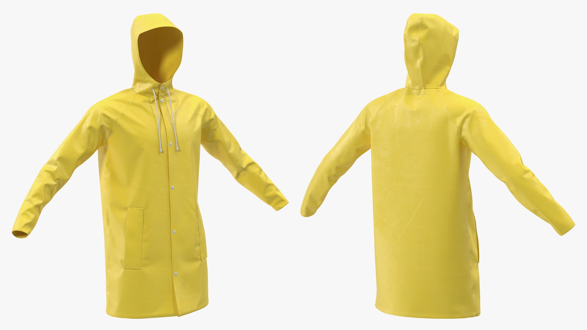 3D Raincoat Waterproof Rain Coat Model - TurboSquid 1528516