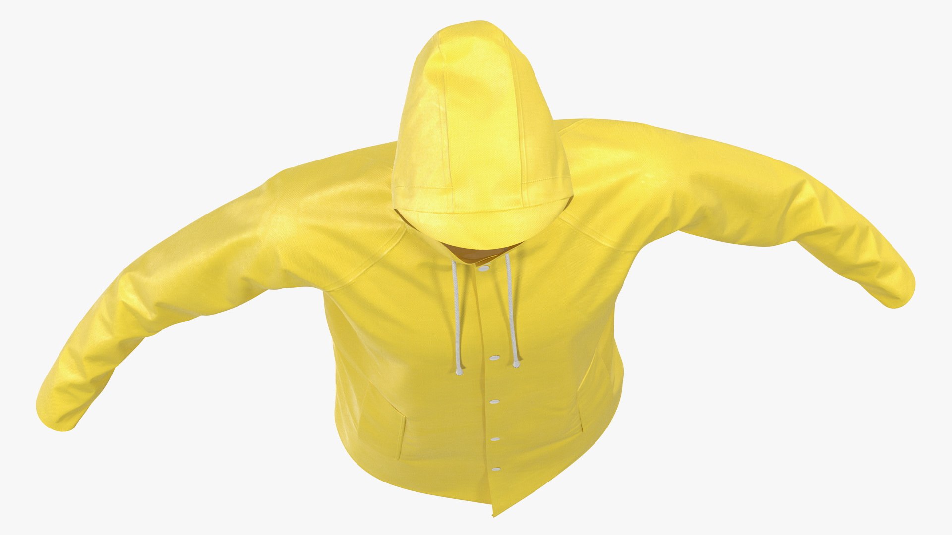 3D raincoat waterproof rain coat model - TurboSquid 1528516