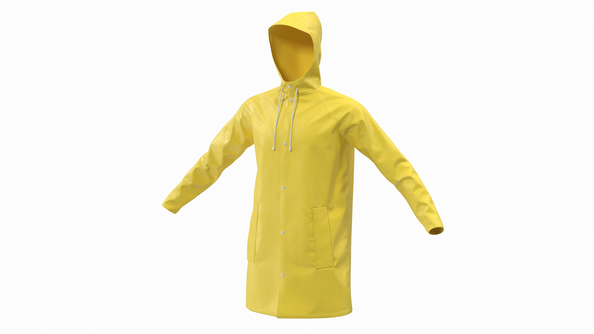 3D Raincoat Waterproof Rain Coat Model - TurboSquid 1528516