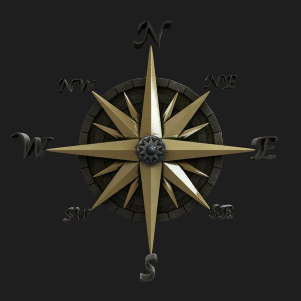 Compass Rose 3D Models for Download | TurboSquid
