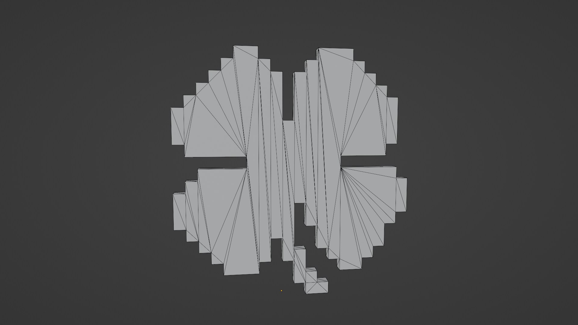 3D Pixel Clover Model - TurboSquid 2042919