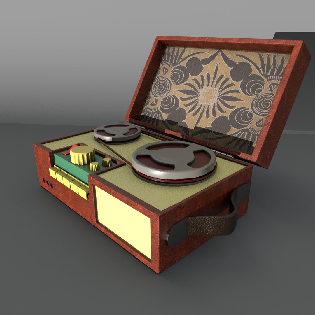 Musical Box Gramophone Player 3D Model - TurboSquid 1242730