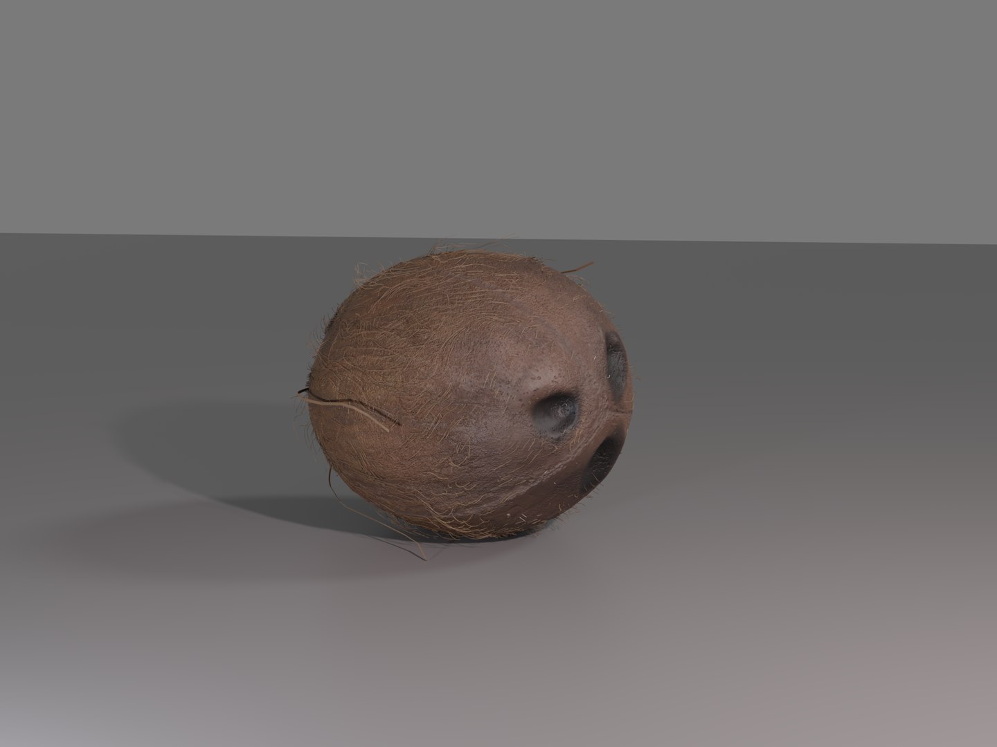 Coconut Half 3D Model - TurboSquid 1457359