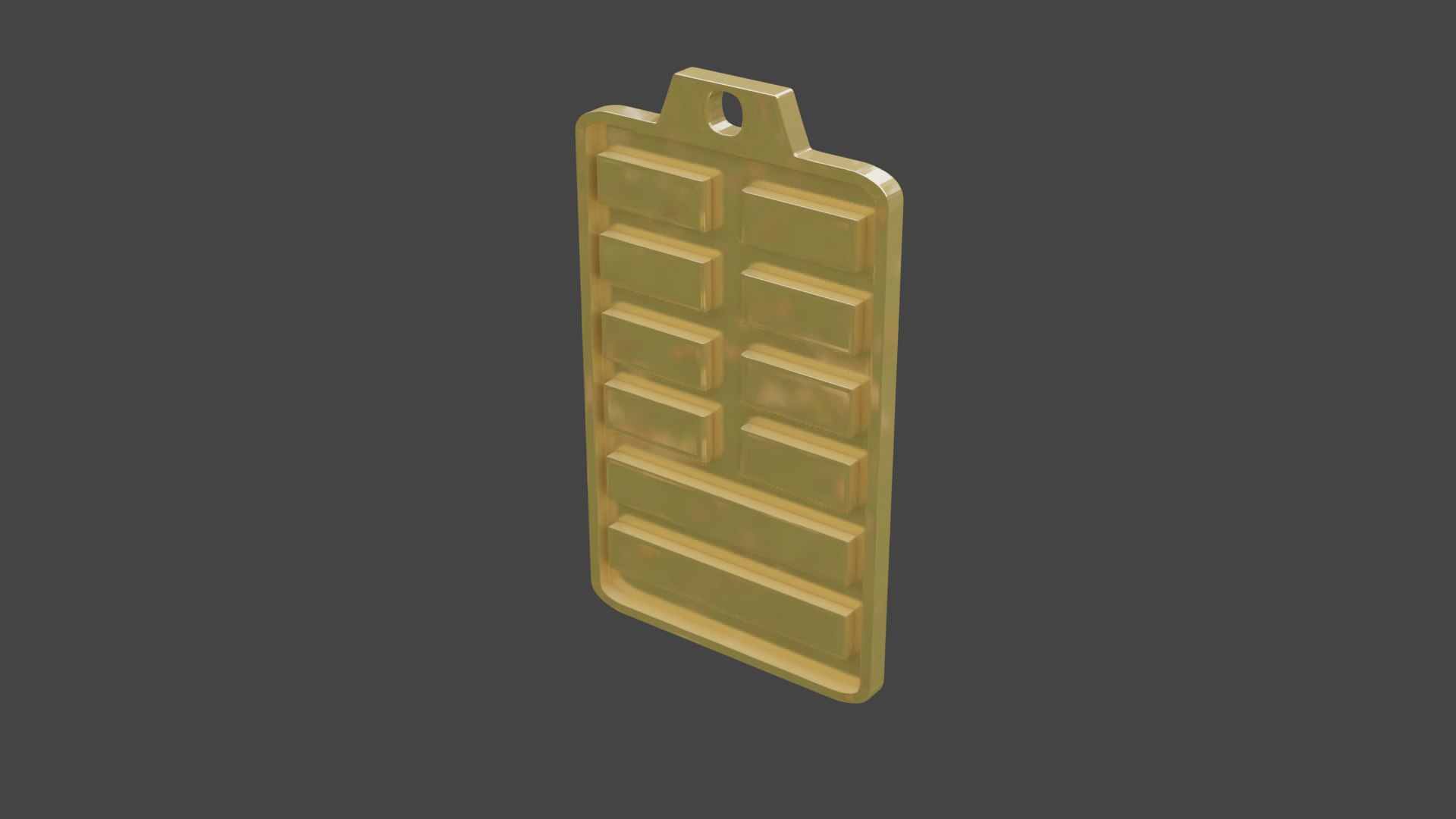 I Ching Hexagram Pendant 19 3D Model - TurboSquid 2423736