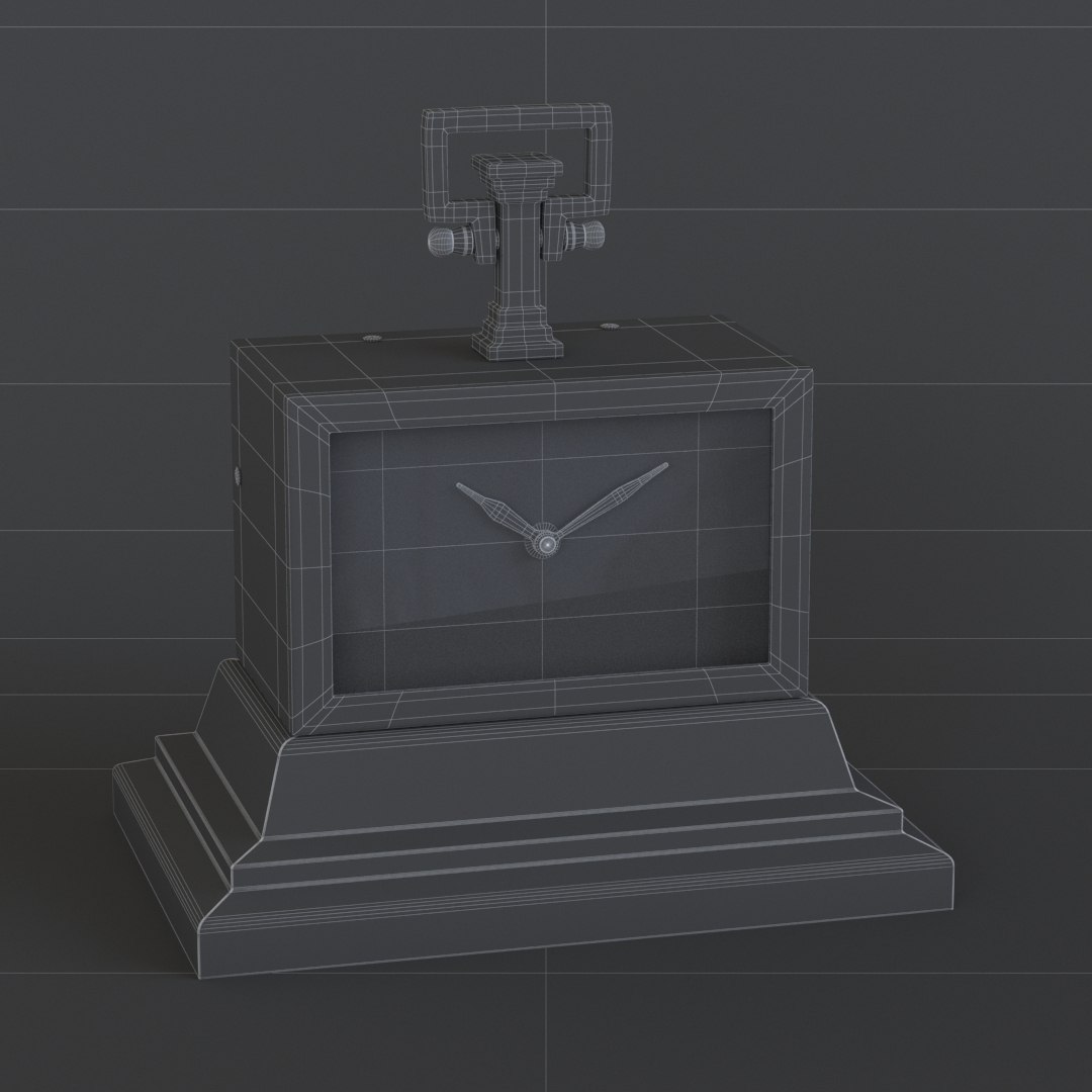 4 Table Clocks 3D - TurboSquid 1293372