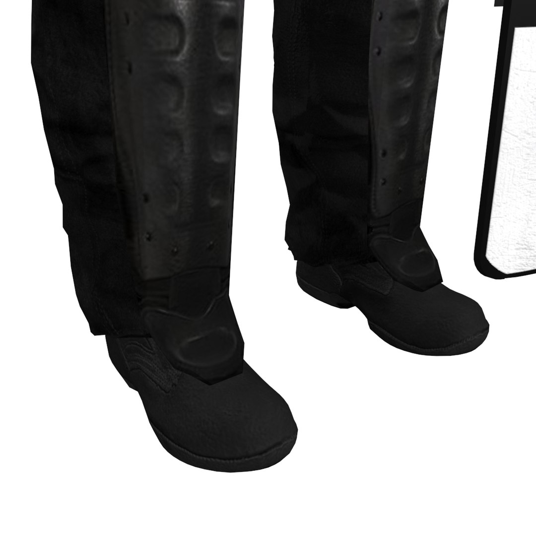 3d riot police officer s model