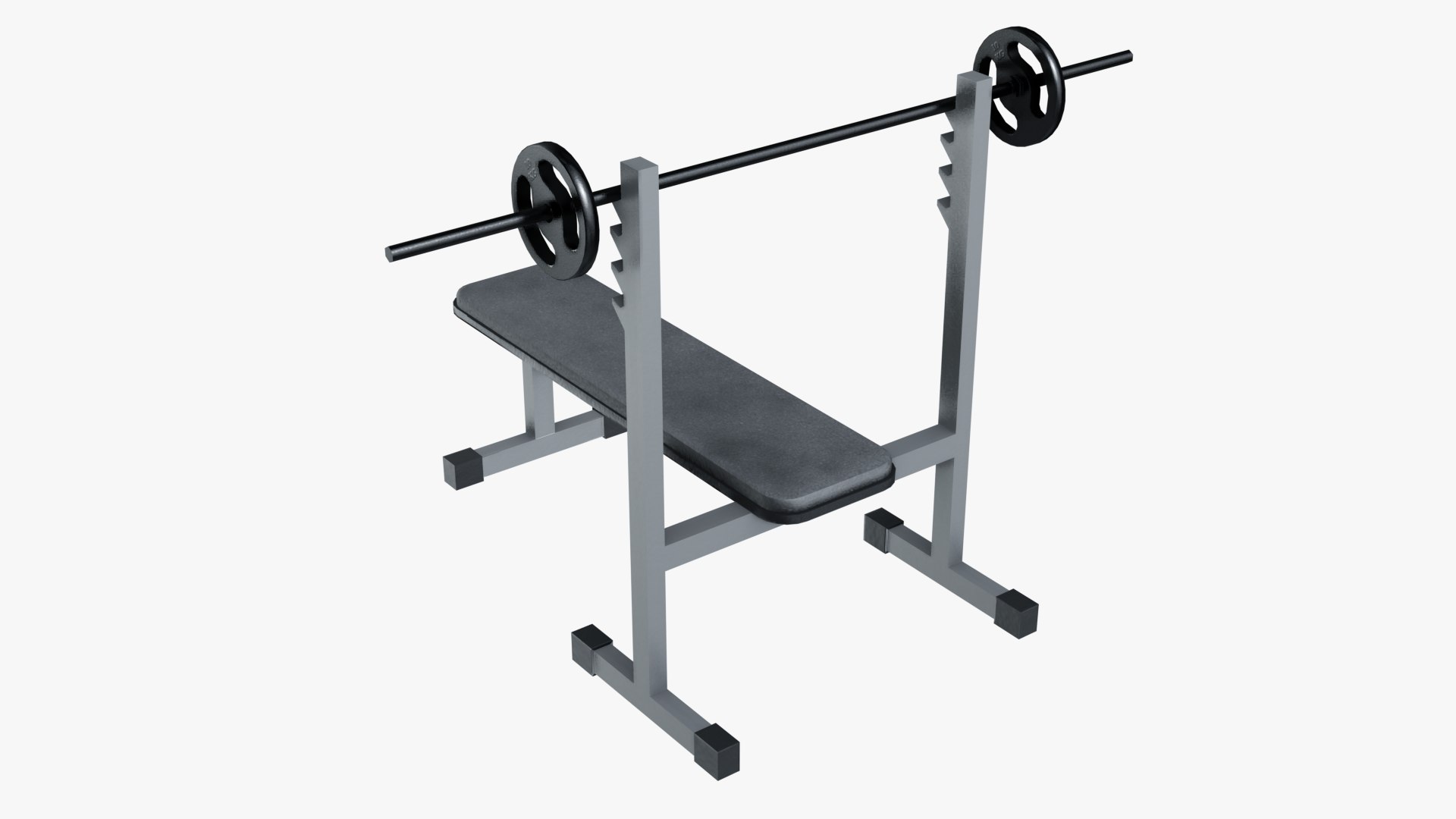 3D Model Bench Press - TurboSquid 1816186