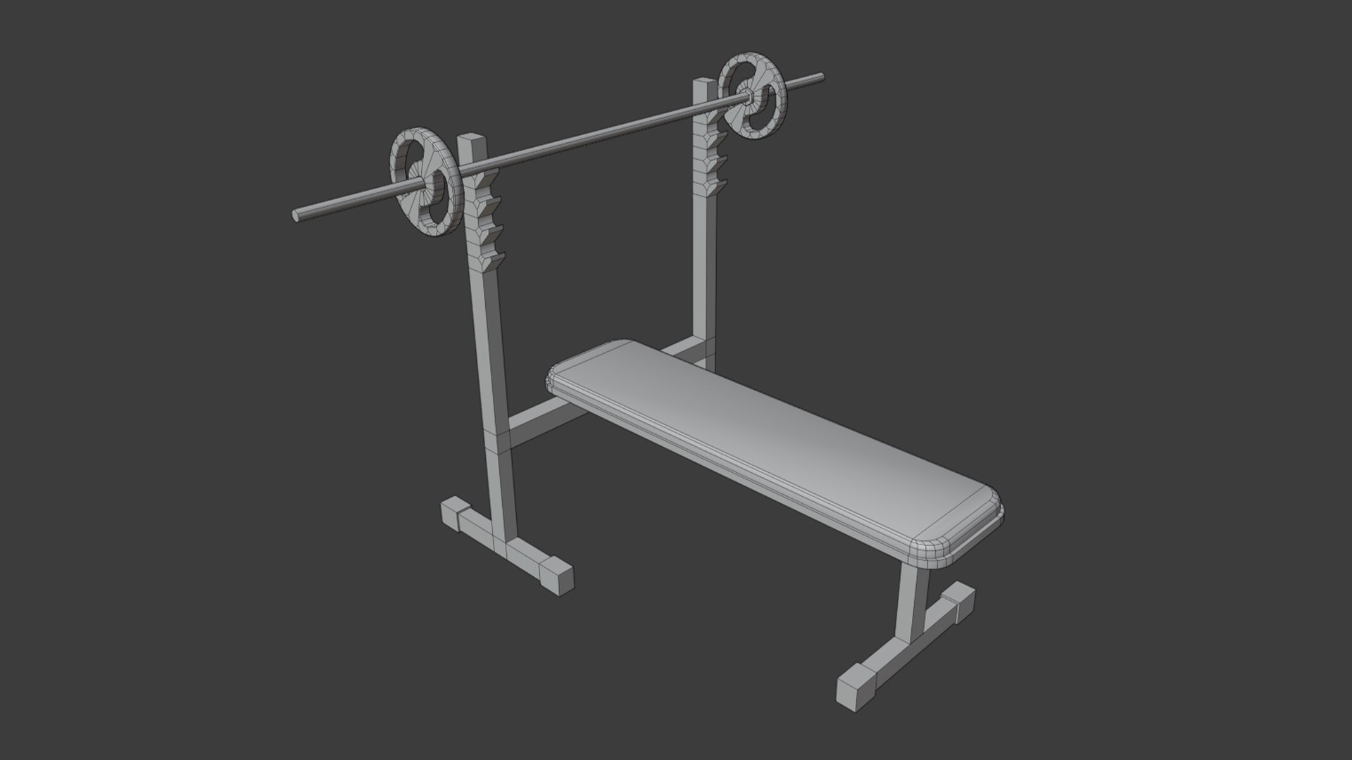 3D Model Bench Press - TurboSquid 1816186