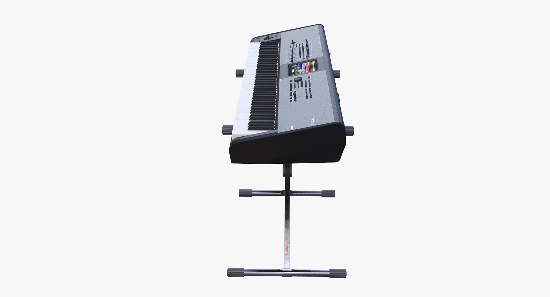 3D synth keyboard stand - TurboSquid 1495520