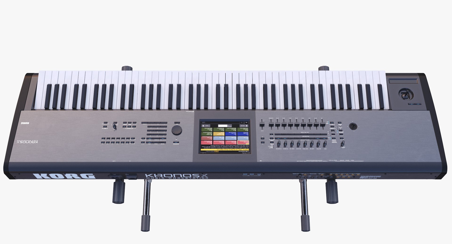 3D synth keyboard stand - TurboSquid 1495520