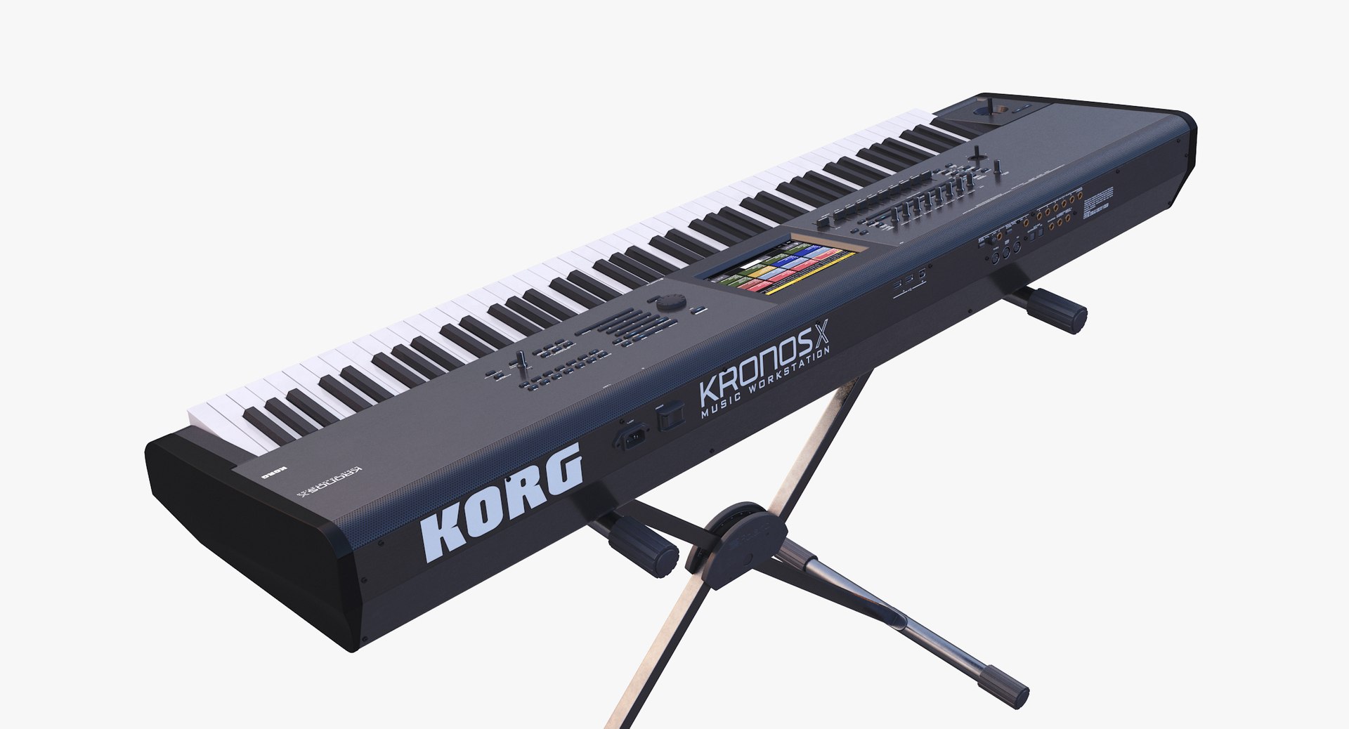 3D synth keyboard stand - TurboSquid 1495520