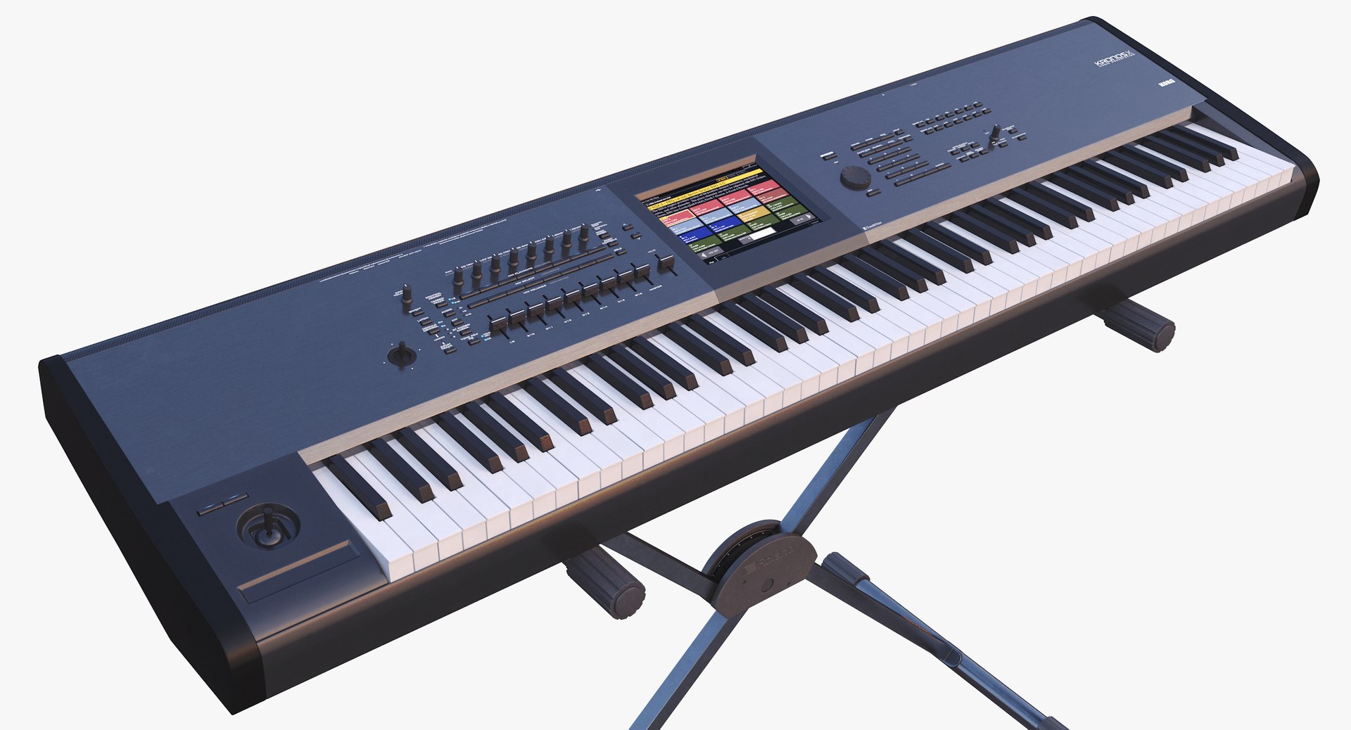 3D synth keyboard stand - TurboSquid 1495520