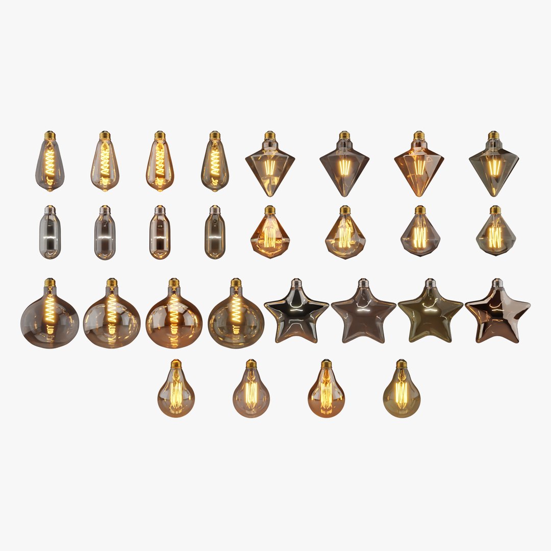 Light Bulbs Collection 226 Combinations 3D Model - TurboSquid 1877378