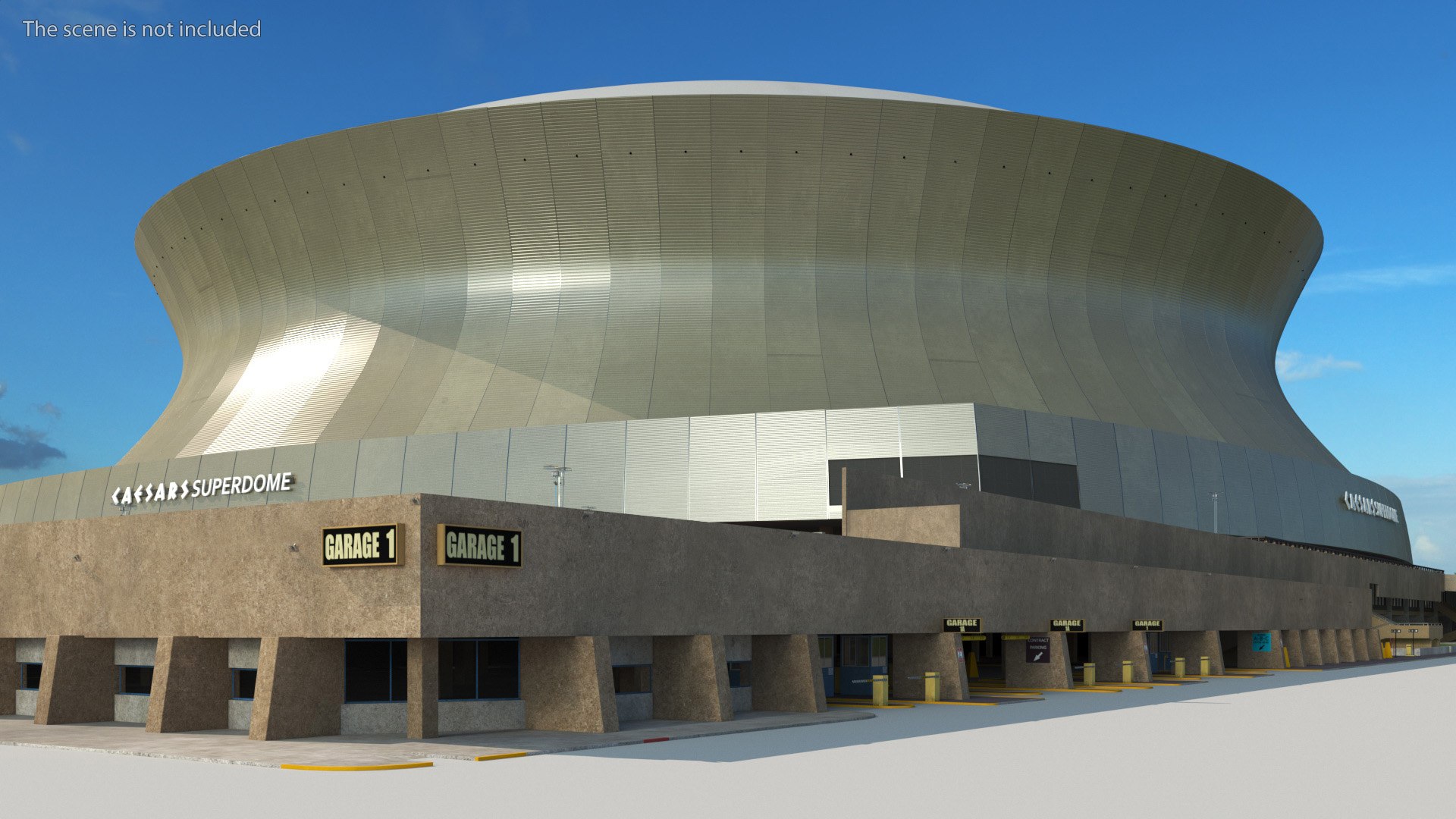 Caesars Superdome Stadium Model - TurboSquid 2015826