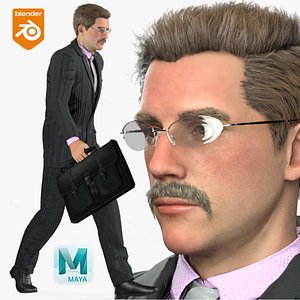 Animated Businessman 3D Models for Download | TurboSquid