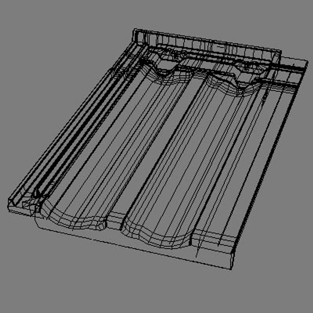 Roofing Tile 3d Model