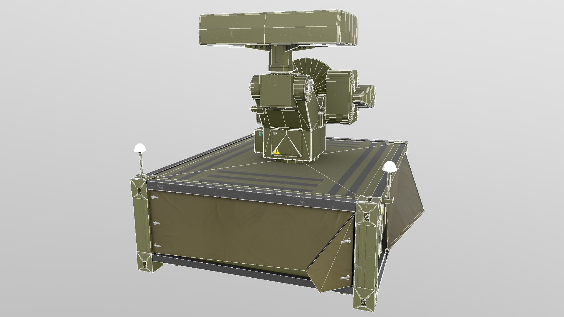 SKYSHIELD OERLIKON FIRE CONTROL UNIT 3D Model - TurboSquid 2072297