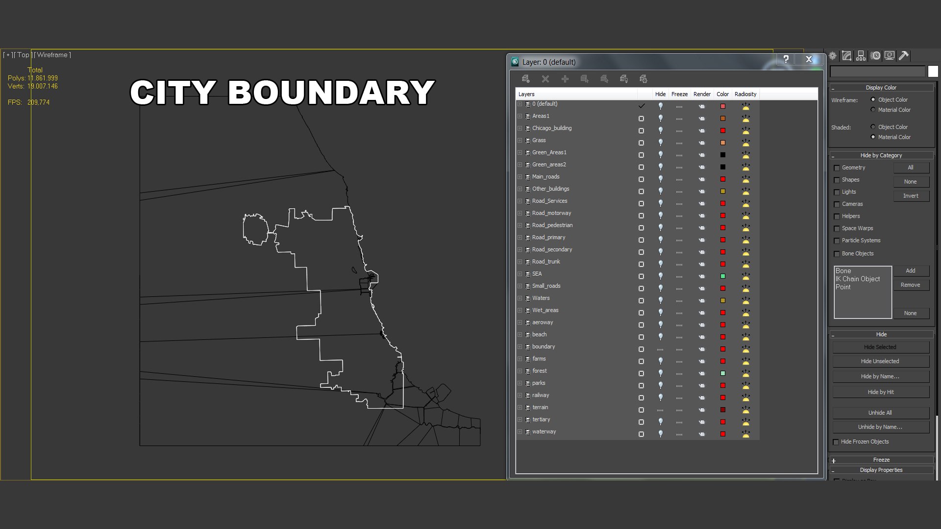 3D Model Chicago Skyline - TurboSquid 1506068