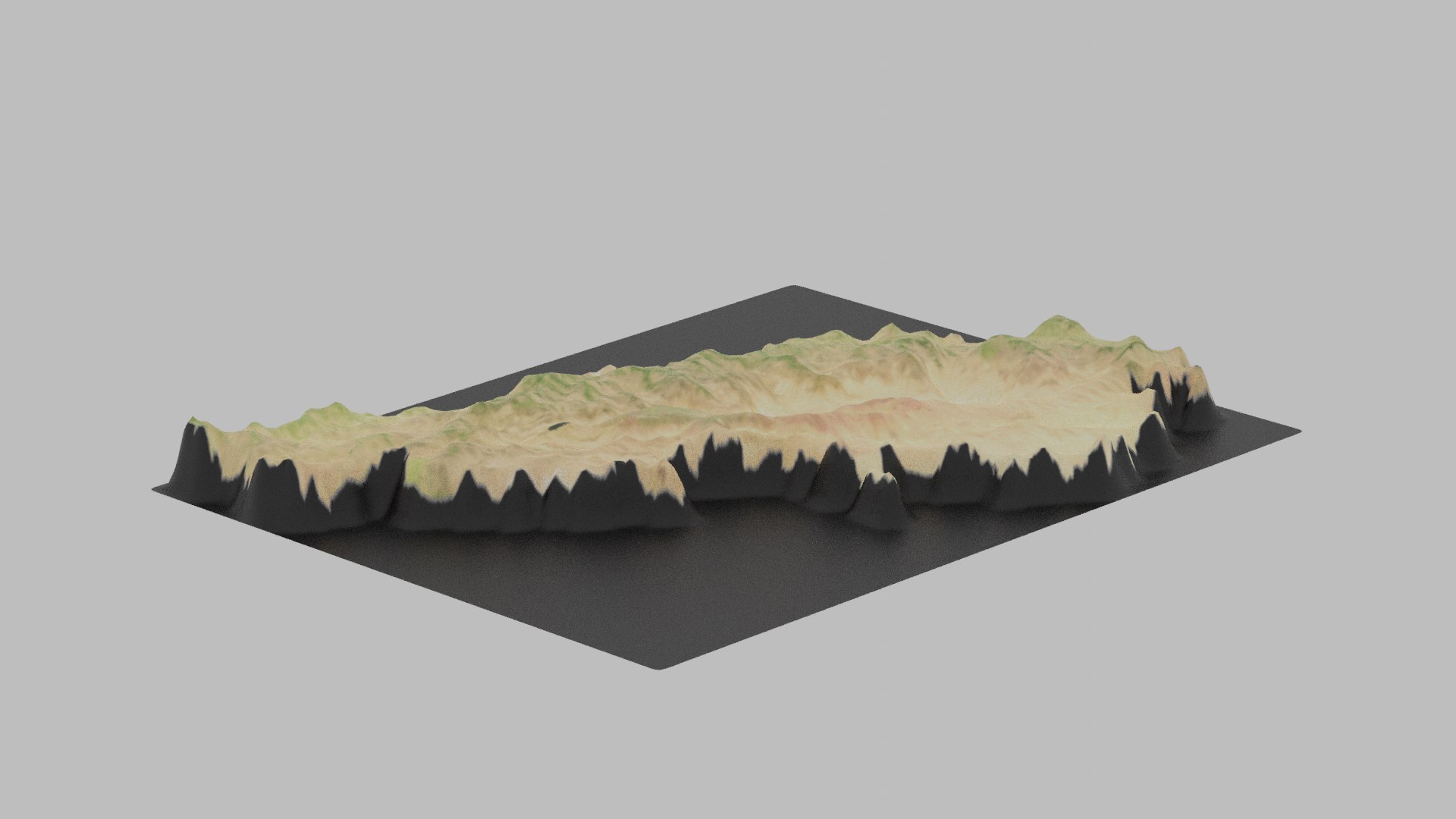 Lebanon Map Country 3D Model - TurboSquid 2076230