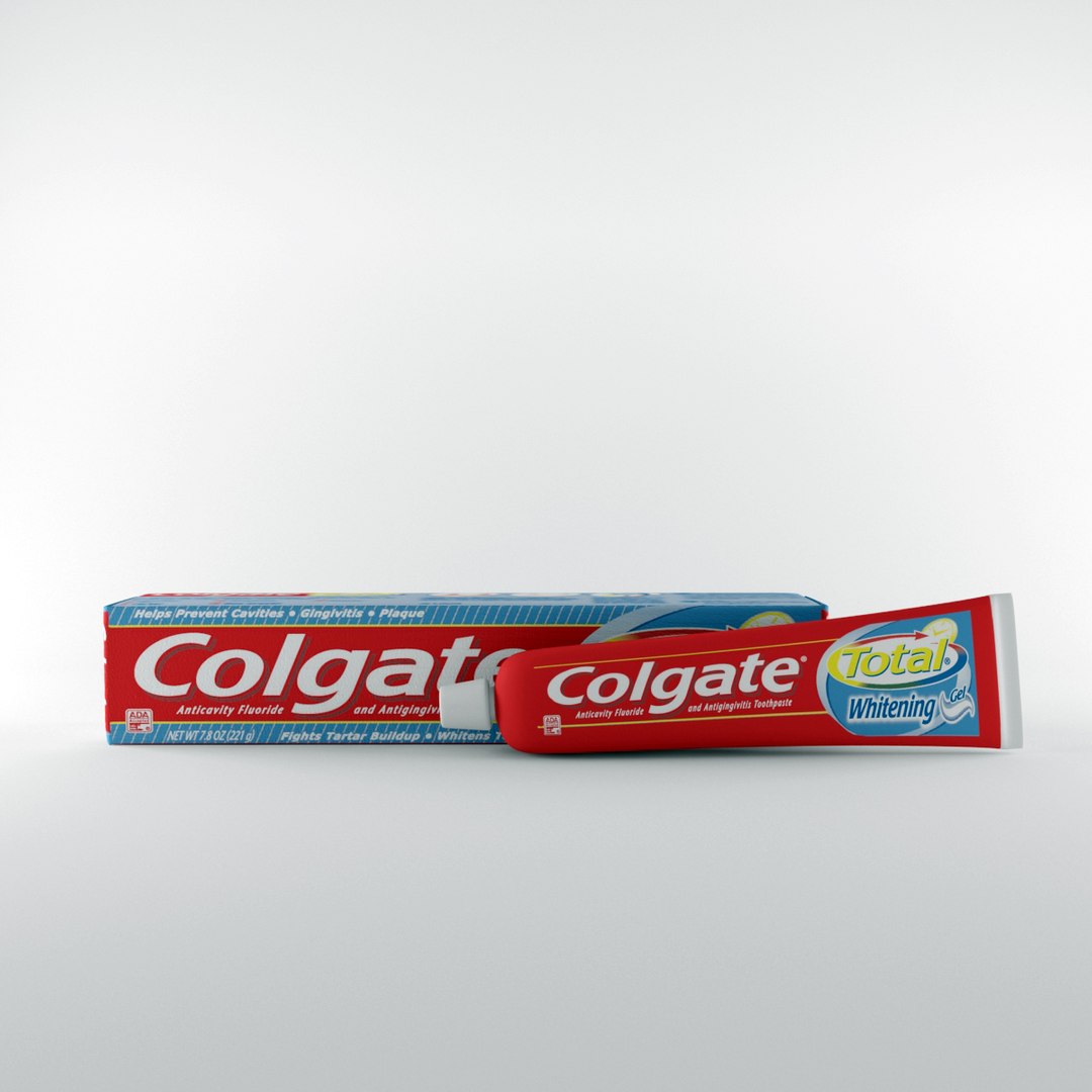 3d Model Colgate Tooth Paste