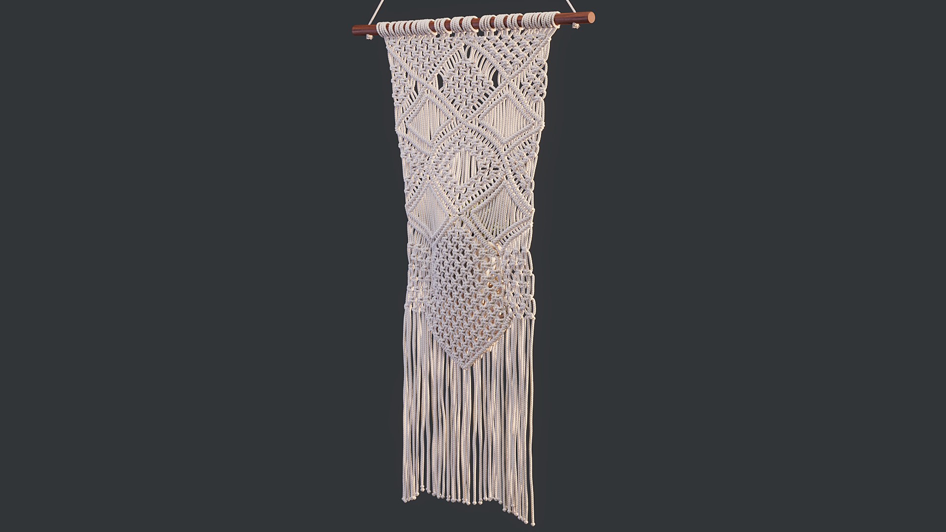 3D Macrame With Succulent Plant Model - TurboSquid 2010038
