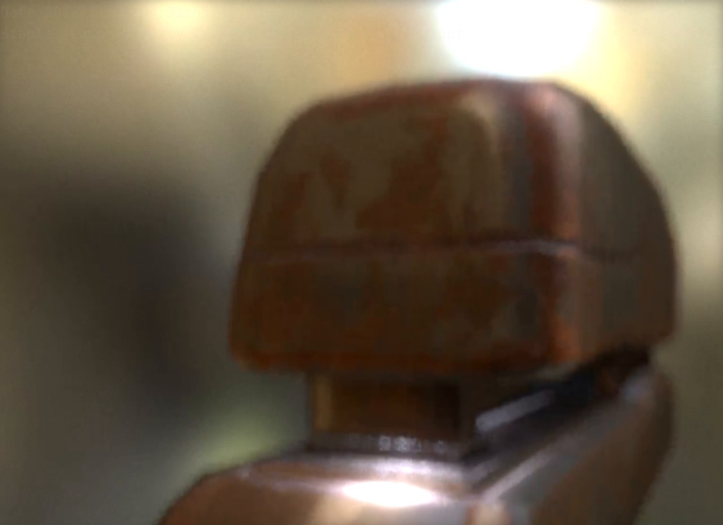 stapler rigged rusty 3d model