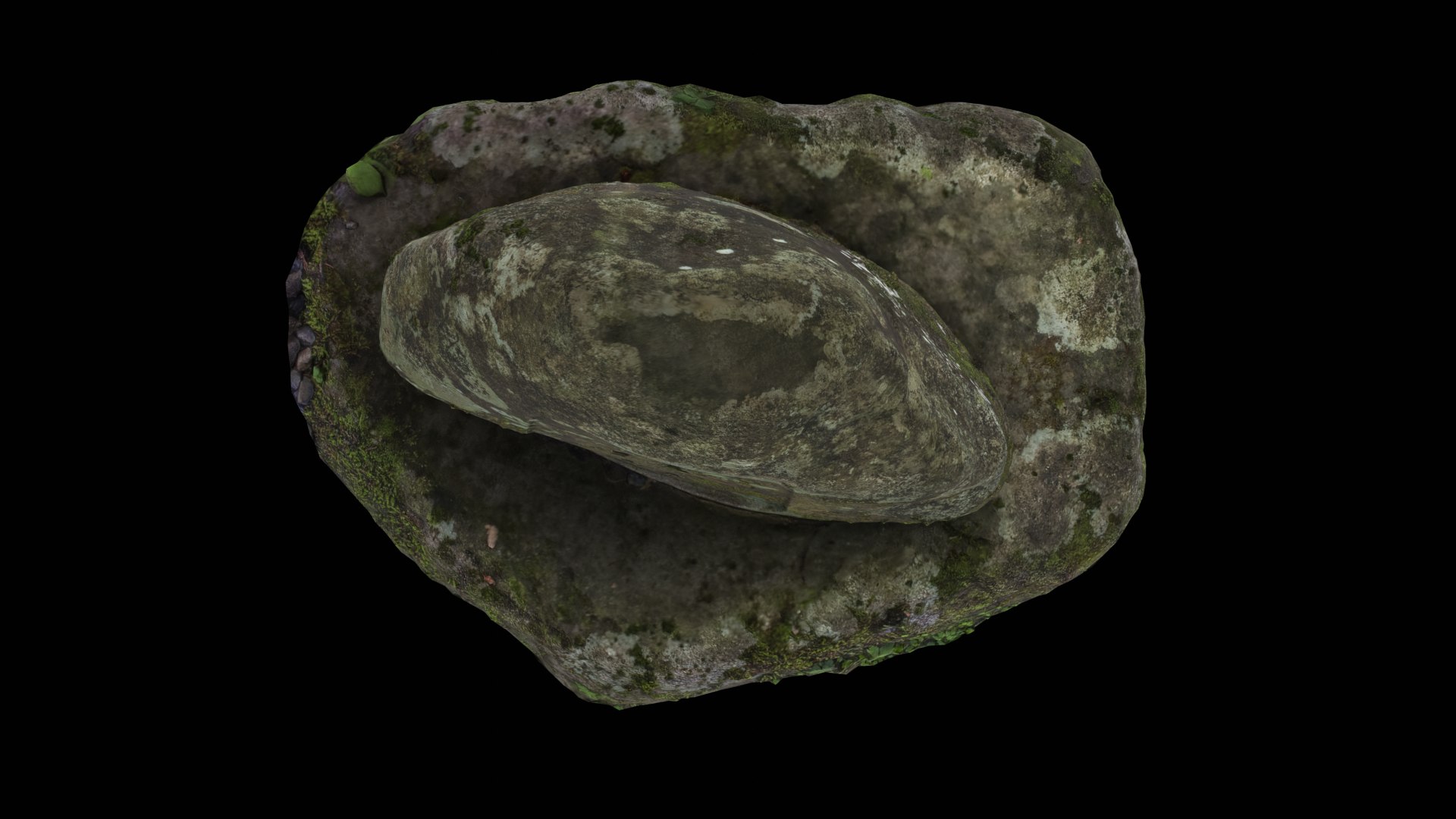3D Japanese Temple Stone Scan - TurboSquid 2153966