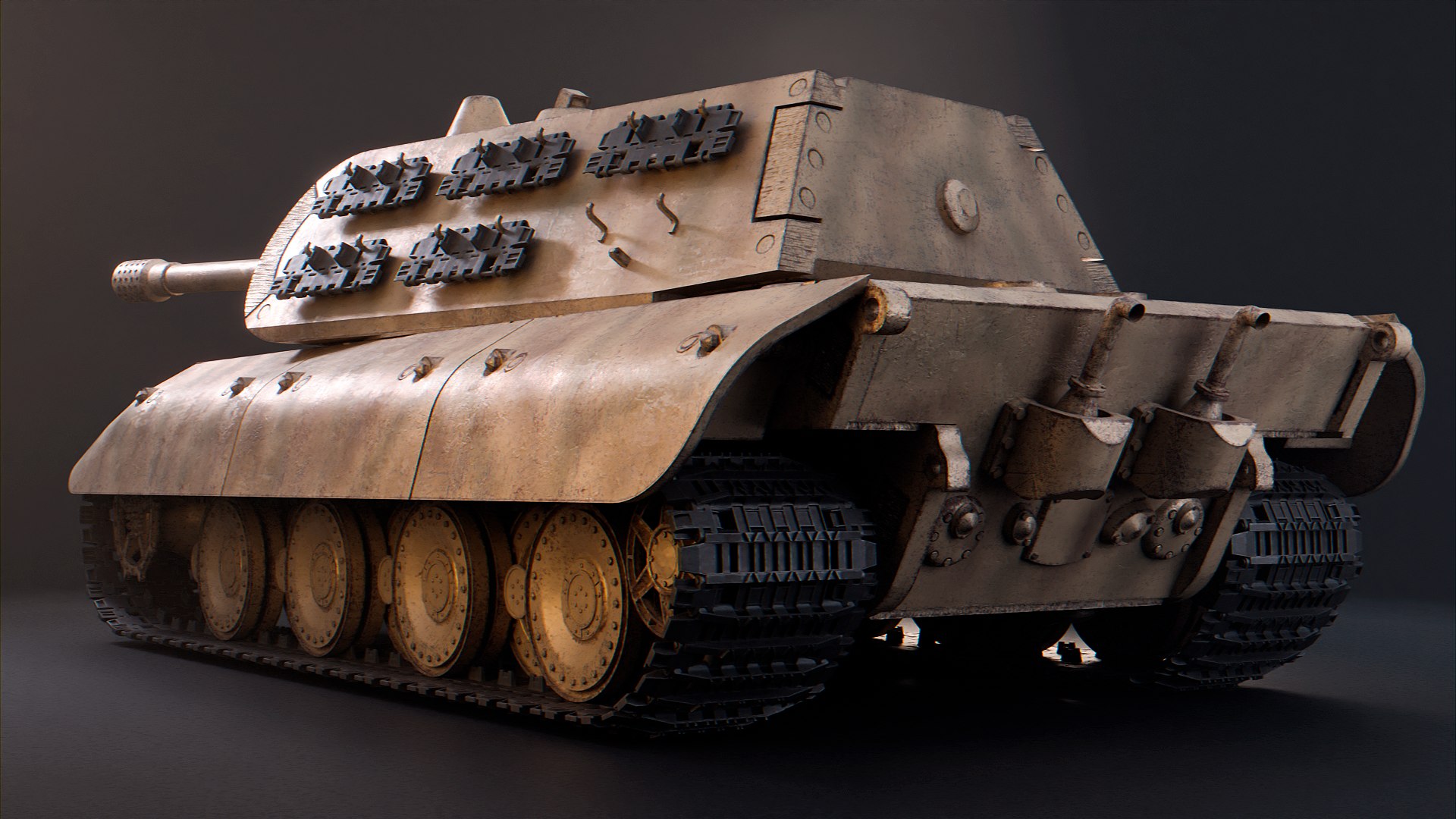 3D Panzer E100 - WW2 German Heavy Tank - TurboSquid 2222792