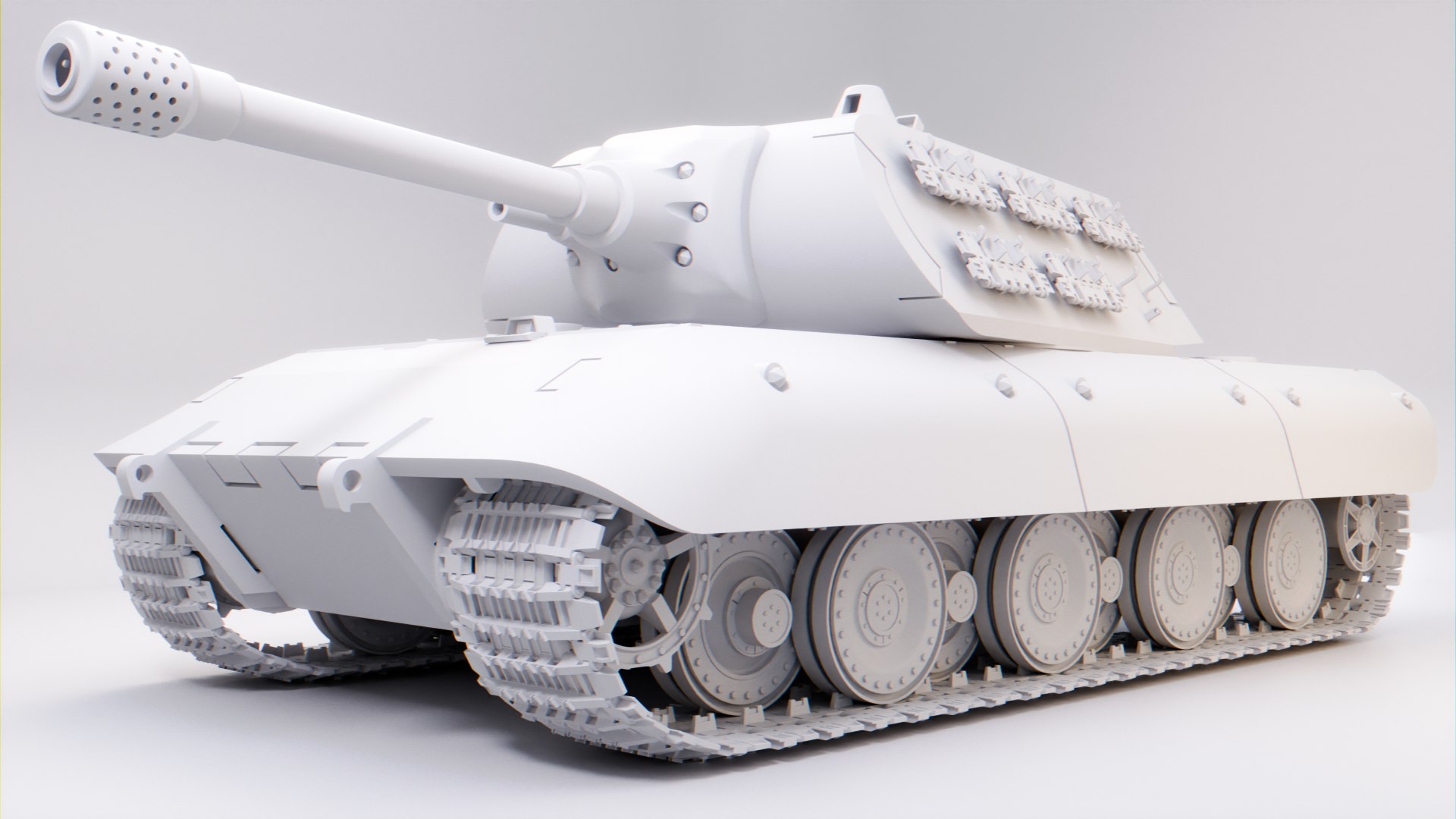 3D Panzer E100 - WW2 German Heavy Tank - TurboSquid 2222792