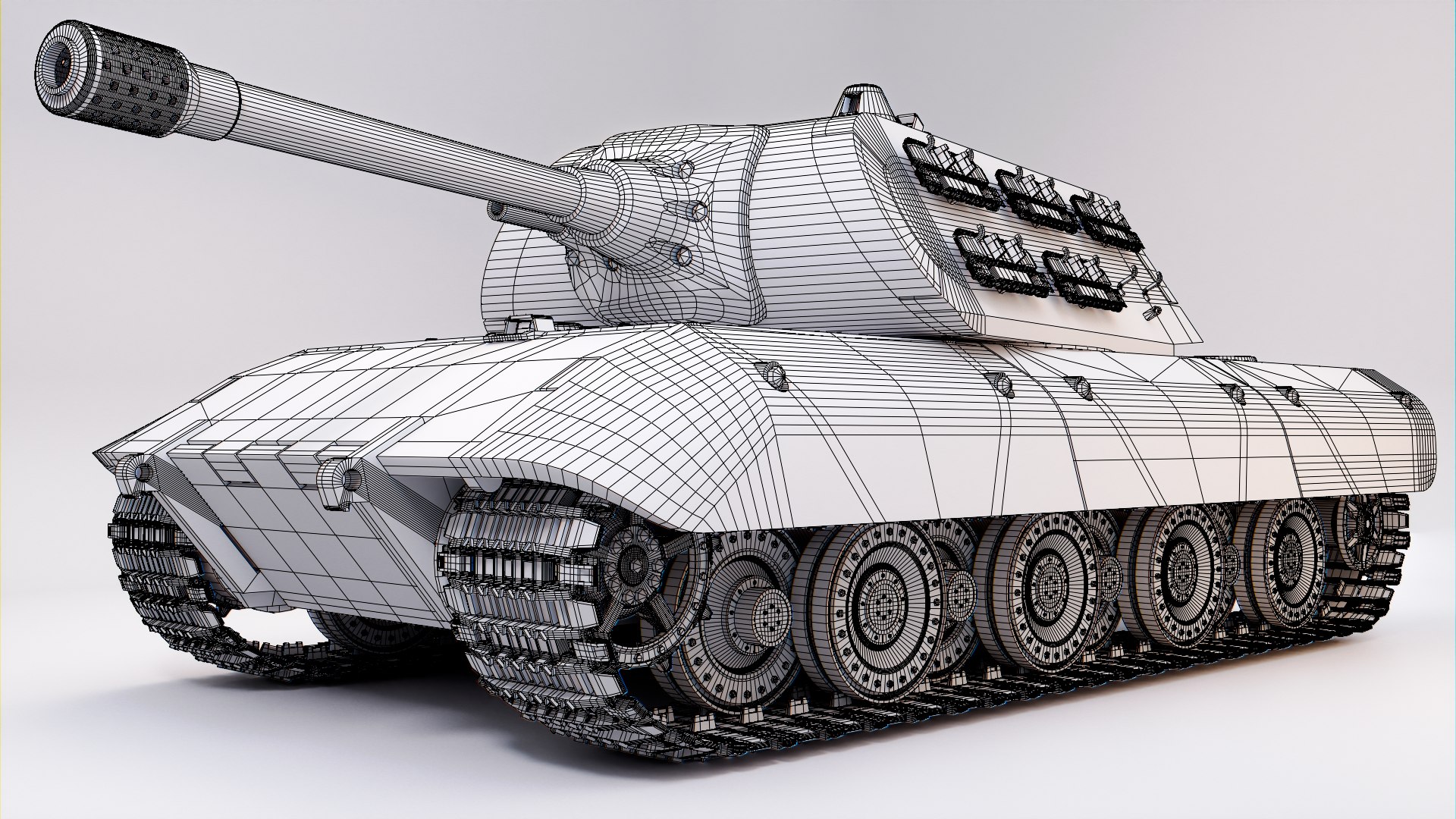 3D Panzer E100 - WW2 German Heavy Tank - TurboSquid 2222792