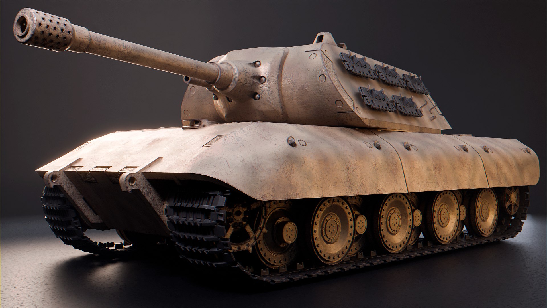 3D Panzer E100 - WW2 German Heavy Tank - TurboSquid 2222792